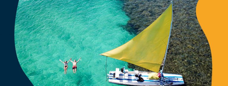 Lugares com mar azul turquesa no Brasil - Blumar Turismo