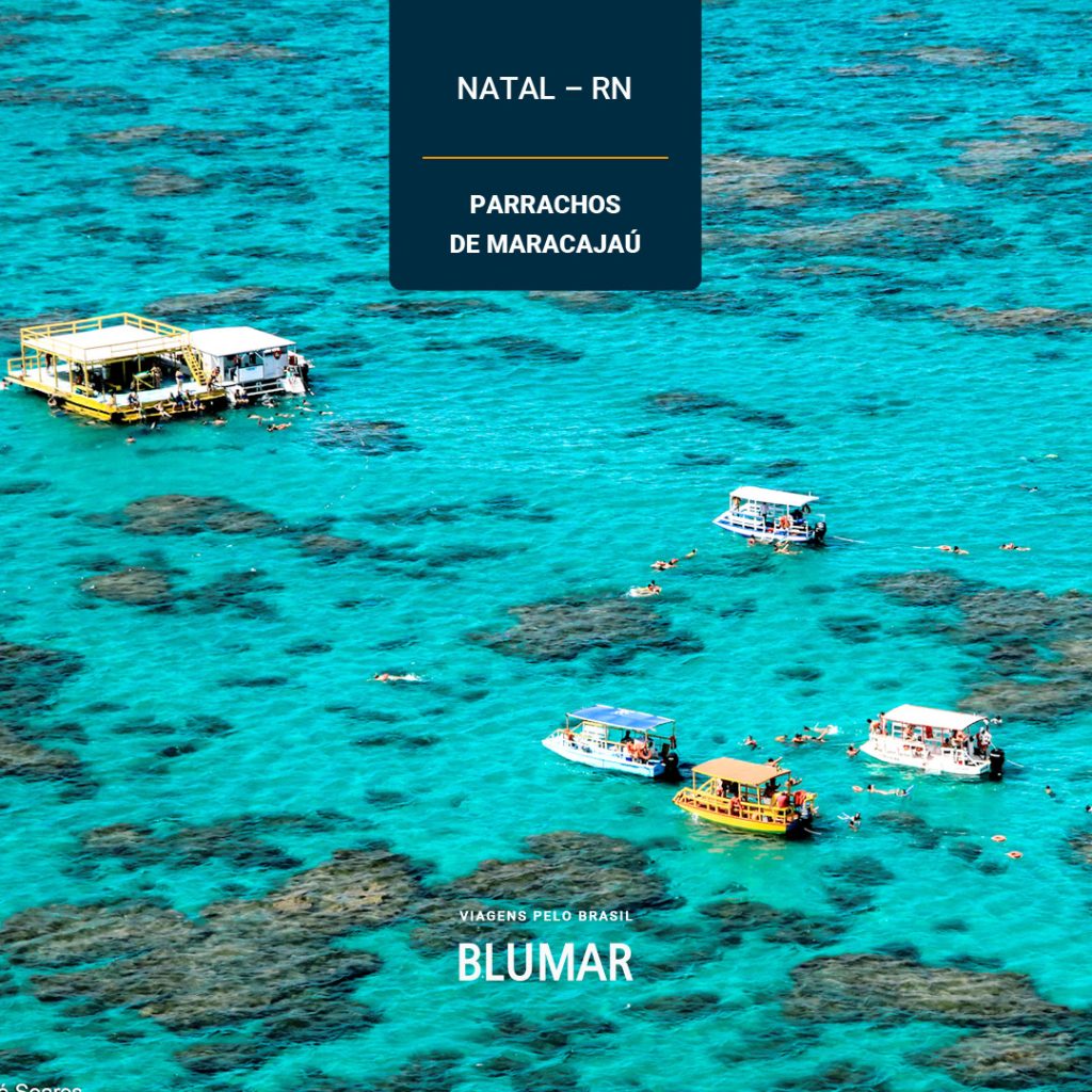 Lugares com mar azul turquesa no Brasil - Blumar Turismo