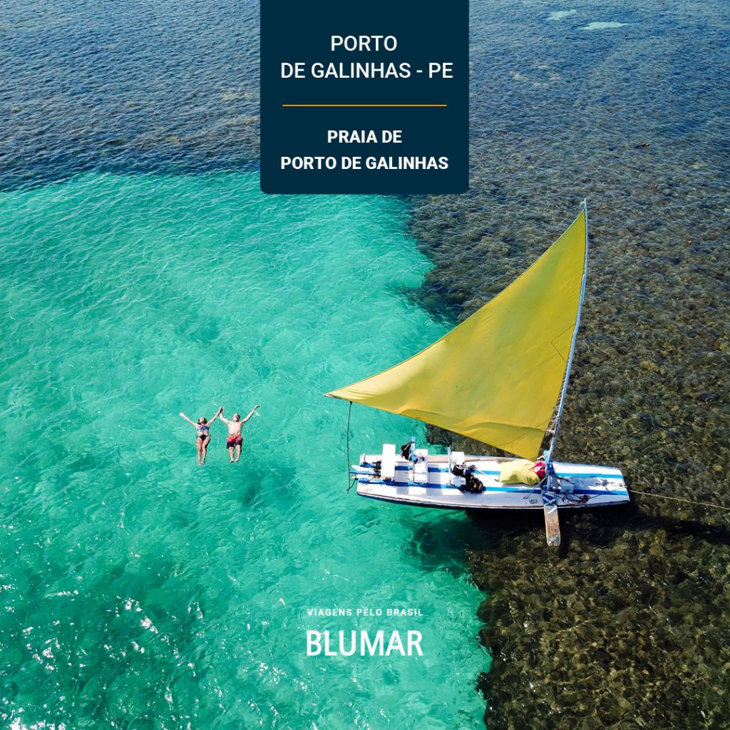 Lugares com mar azul turquesa no Brasil - Blumar Turismo